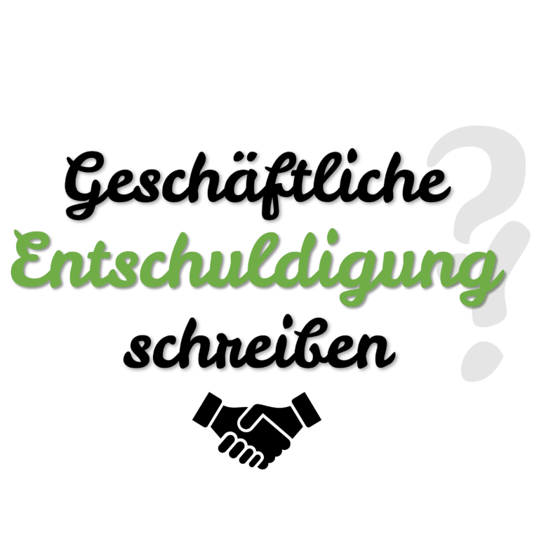 Geschäftliche Entschuldigung schreiben: 10+ Muster und Vorlagen ...